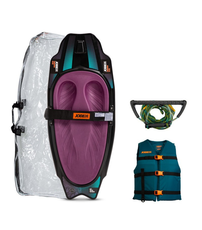 Jobe Slash Kneeboard Sunset Purple Package